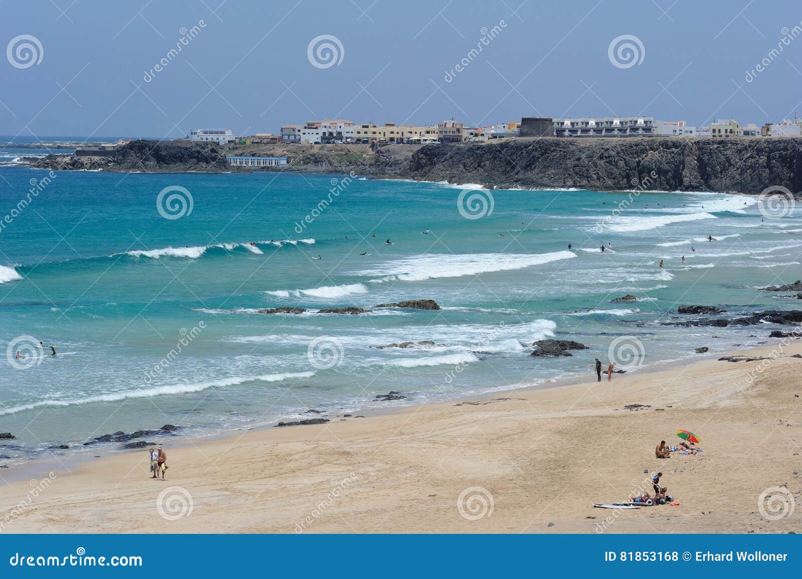 Beach in El Cotillo, Fuerteventura Editorial Stock Photo - Image of ...