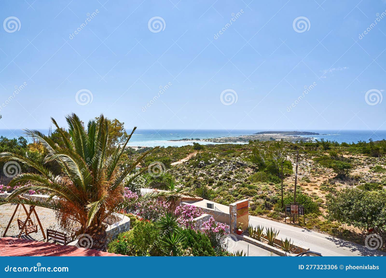 Elafonisi beach, Crete stock photo. Image of beach, transparent - 277323306