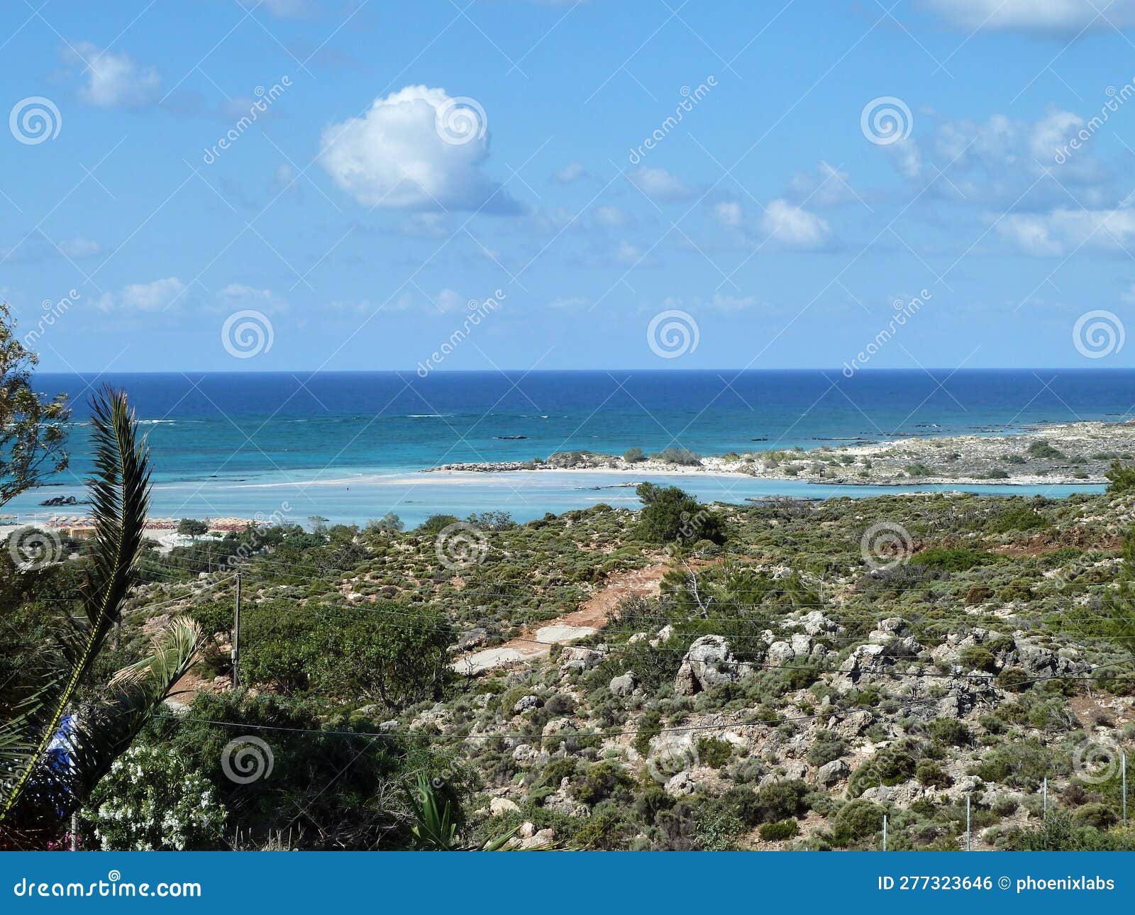 Elafonisi beach, Crete stock photo. Image of rock, sand - 277323646