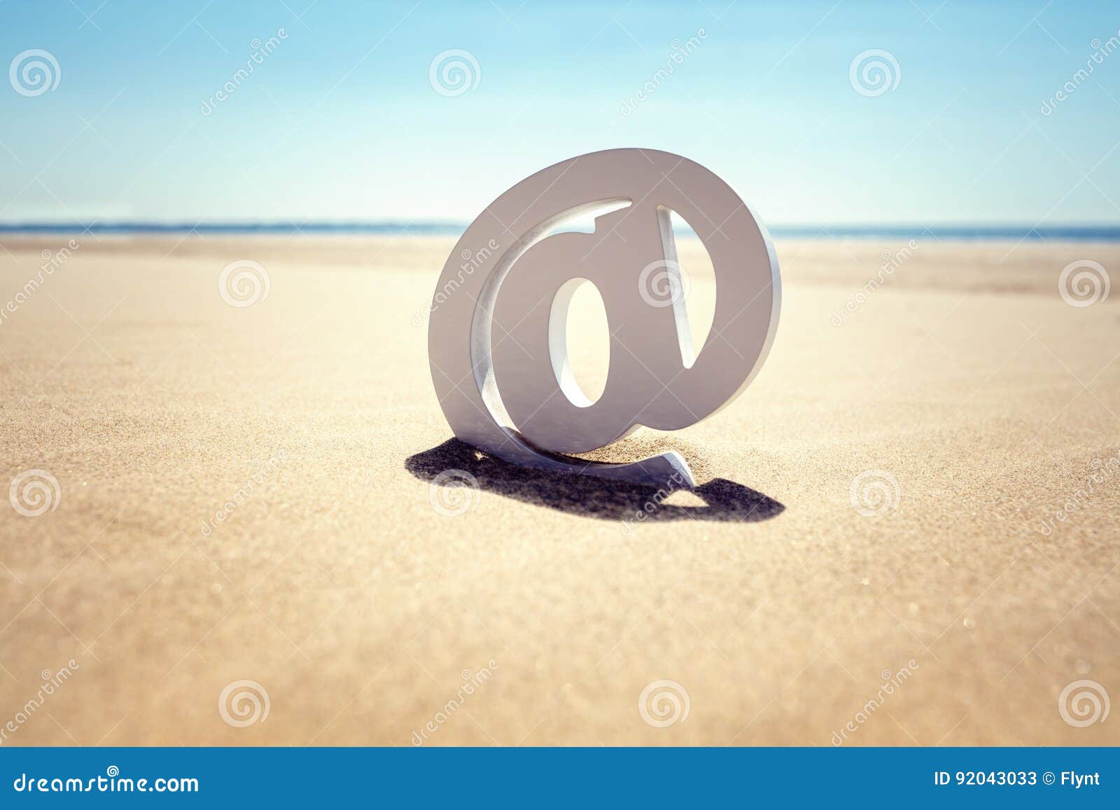 At the beach email concept stock image. Image of coast - 92043033
