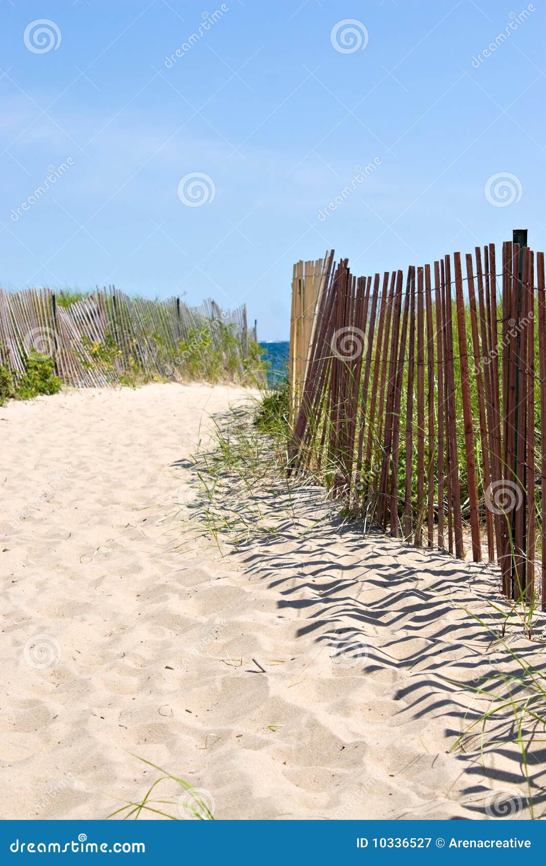 Beach Entrance stock image. Image of leisure, hill, empty - 10336527