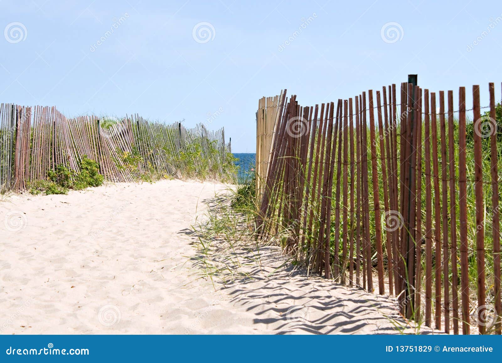 Beach Entrance stock image. Image of island, natural - 13751829