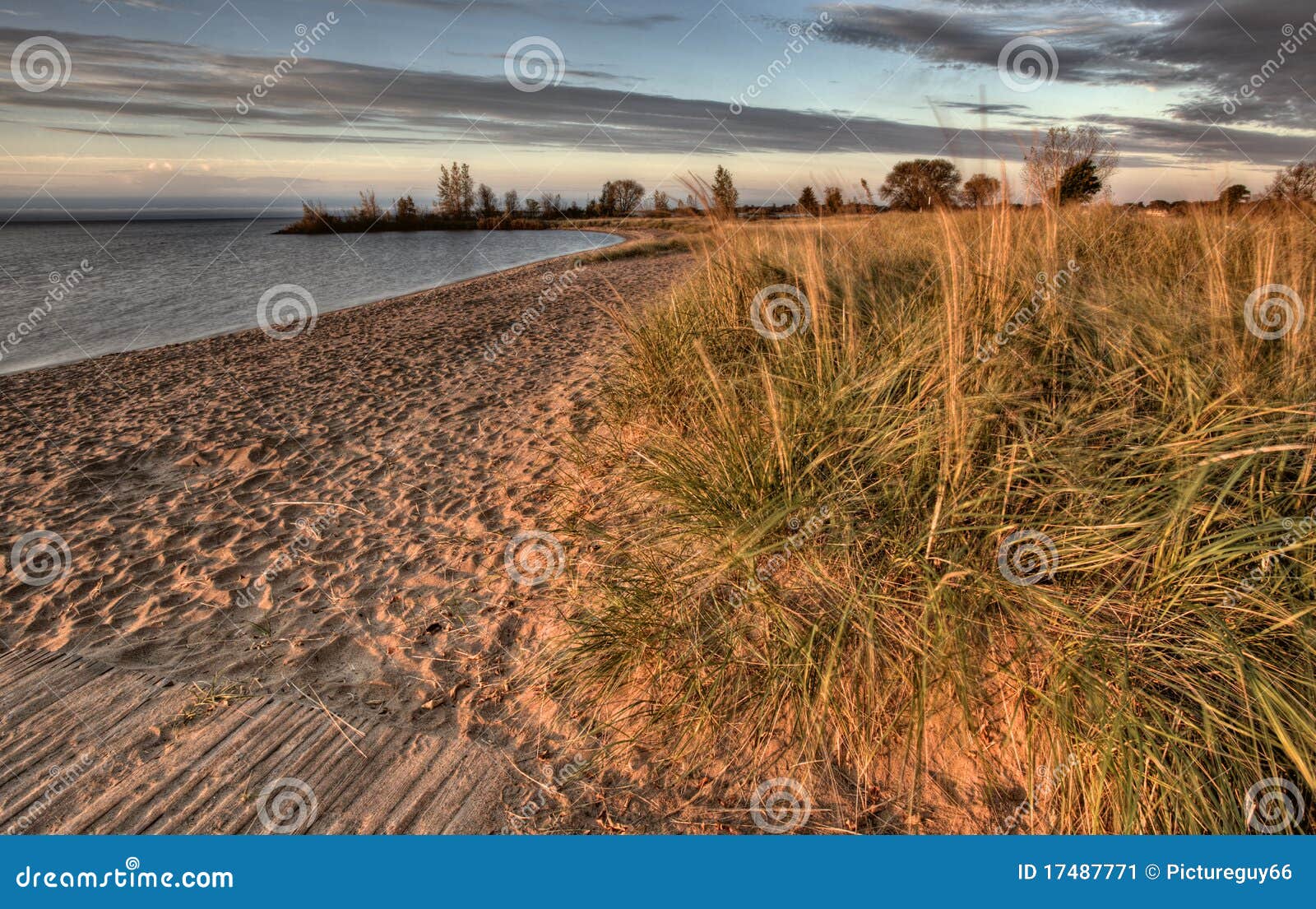 Beach Entrance stock image. Image of evening, romantic - 17487771