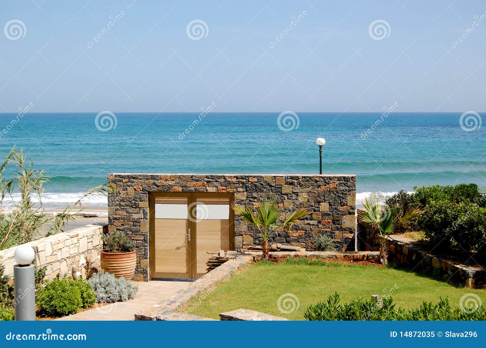 Beach Entrance of Luxury Hotel Stock Image - Image of vacation, summer ...