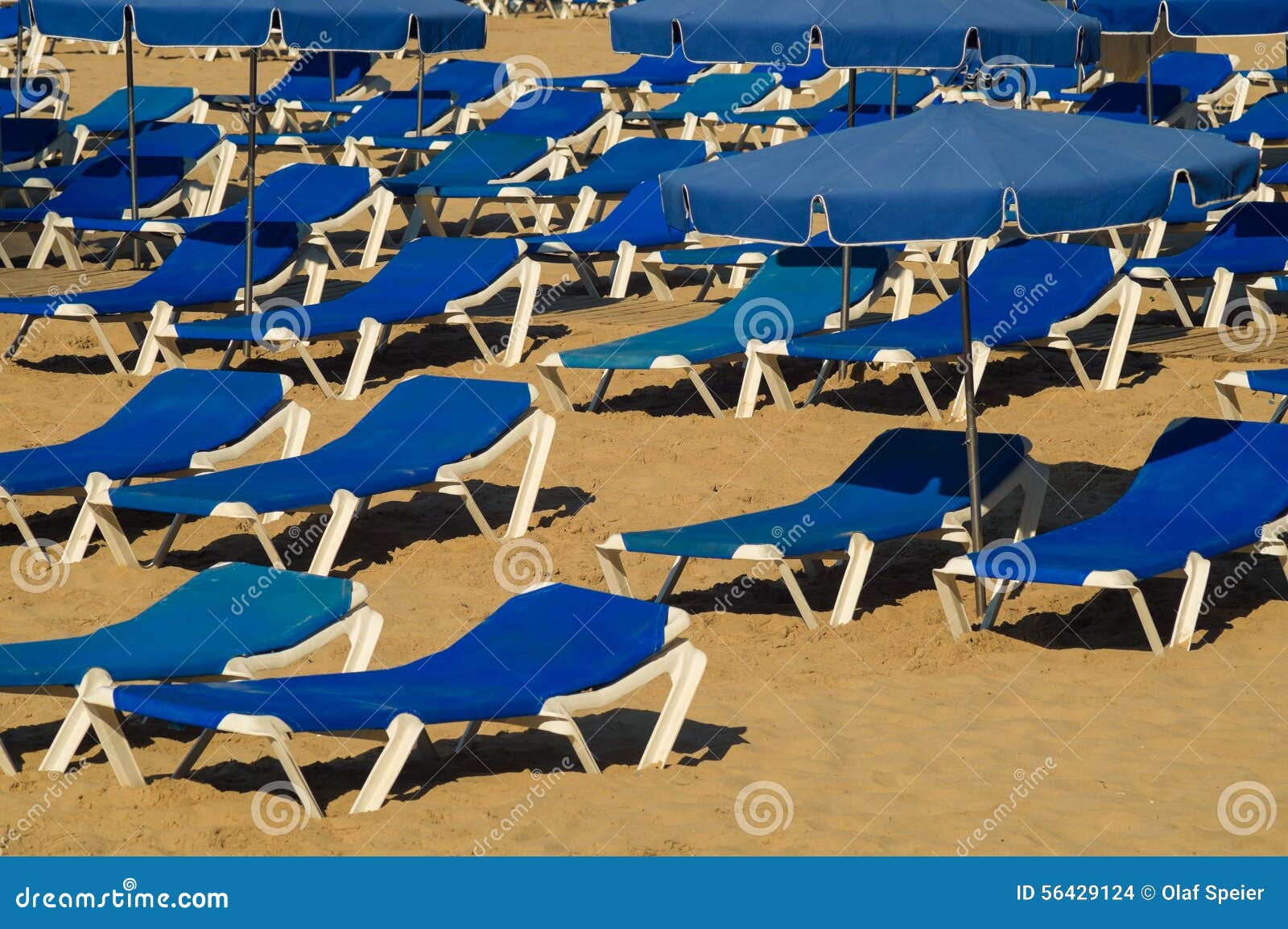 Beach equipment stock photo. Image of coastal, sunshades - 56429124
