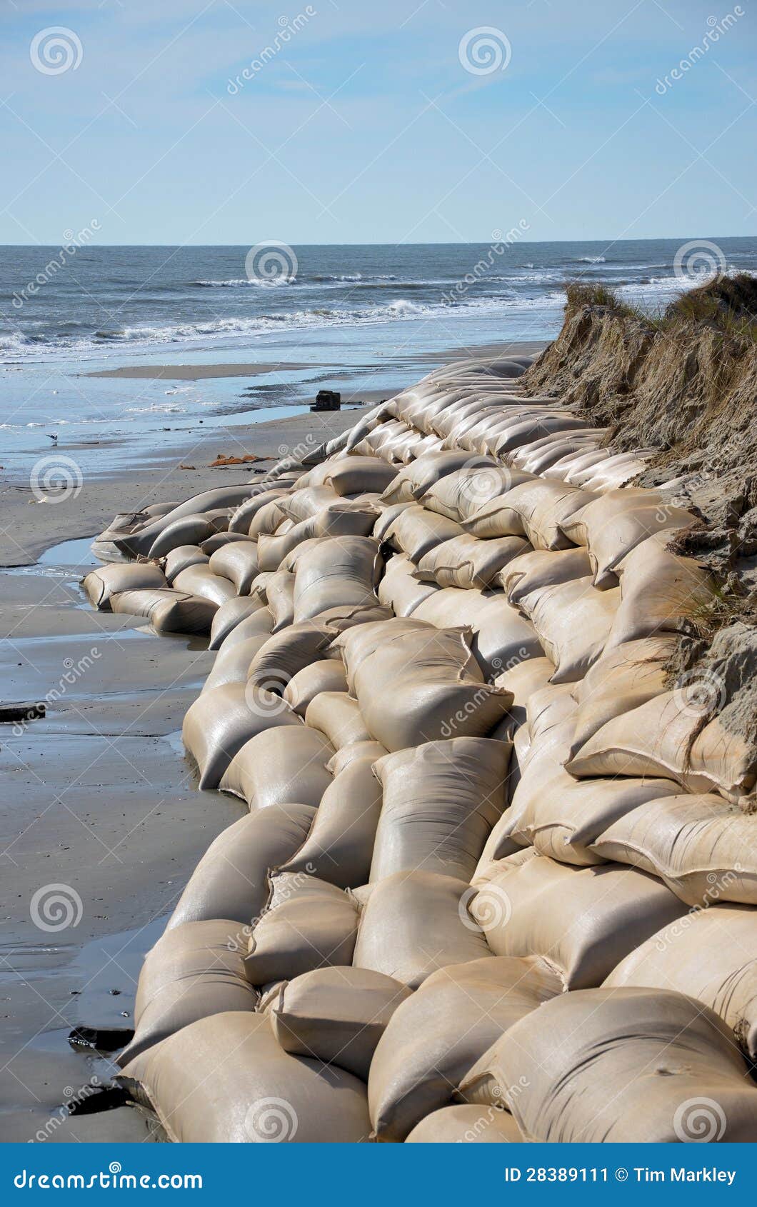 Beach erosion stock image. Image of surf, stacked, north - 28389111