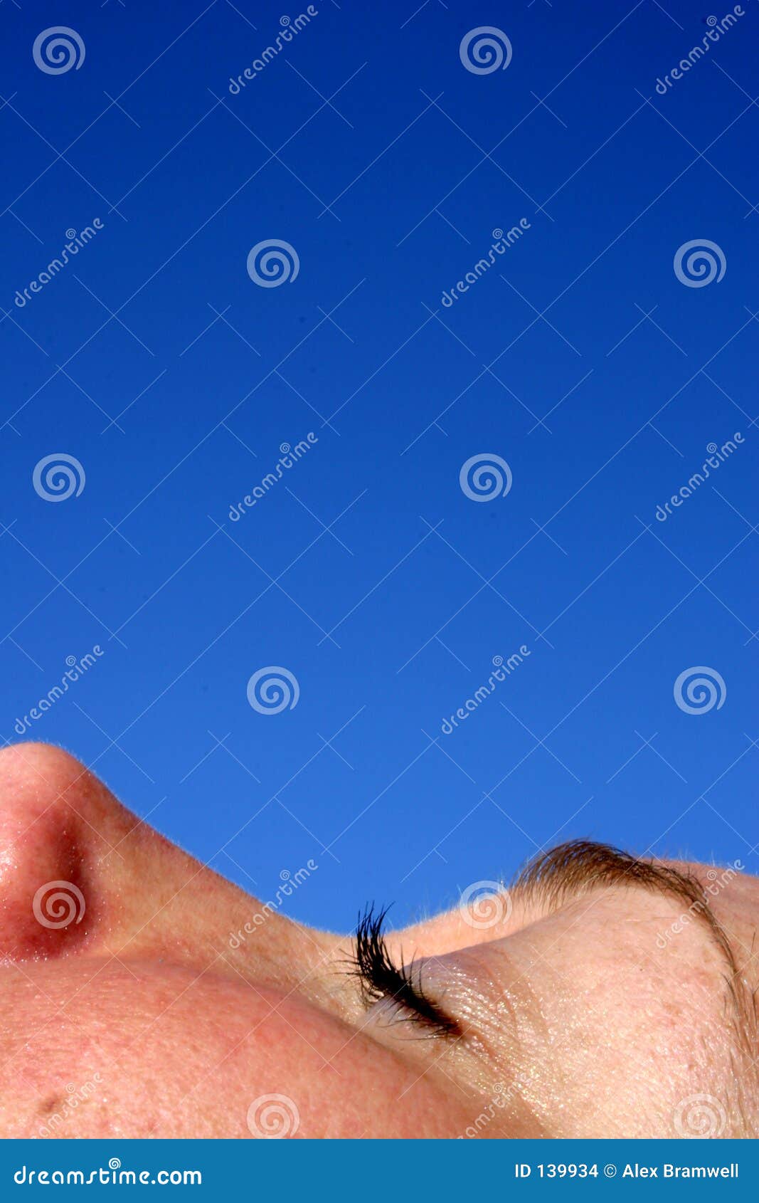 Beach Face stock photo. Image of face, nose, woman, sunbathe - 139934