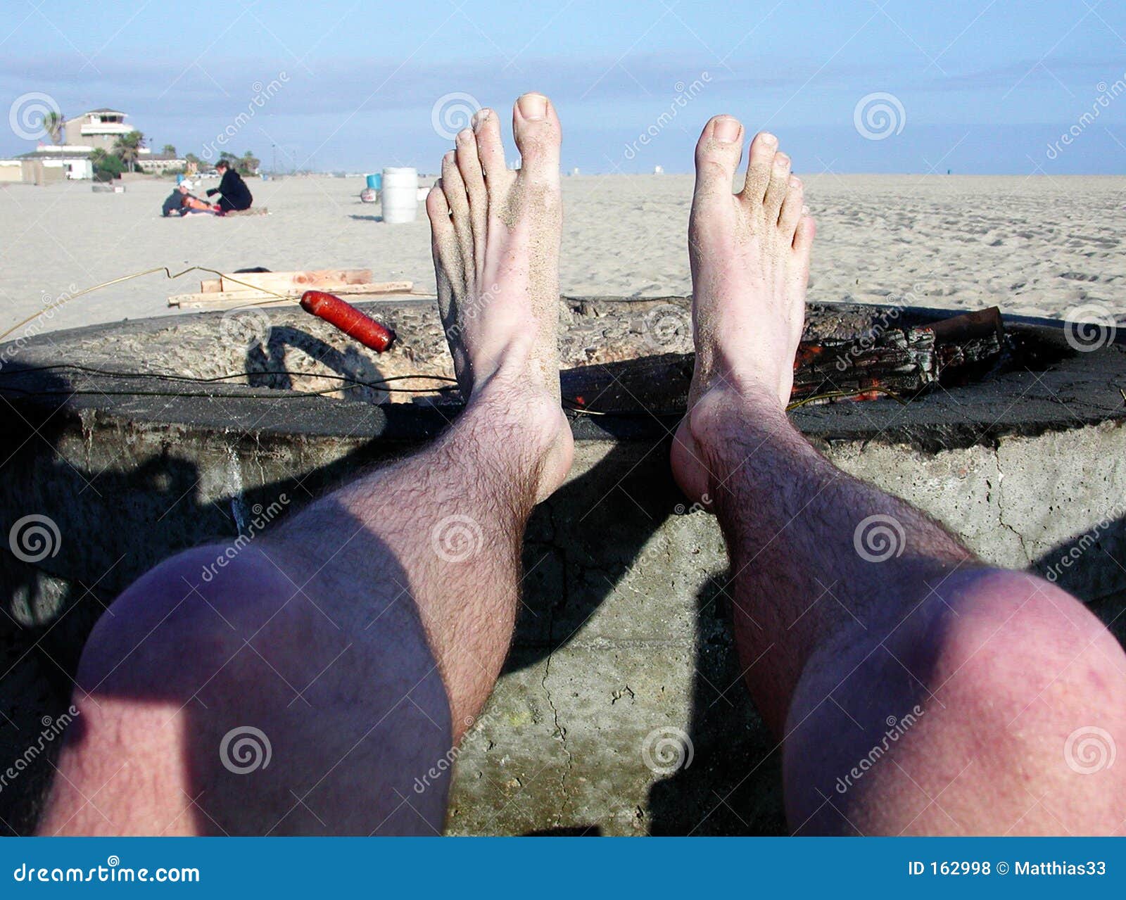 Beach feet stock photo. Image of gaze, landscape, cooked - 162998