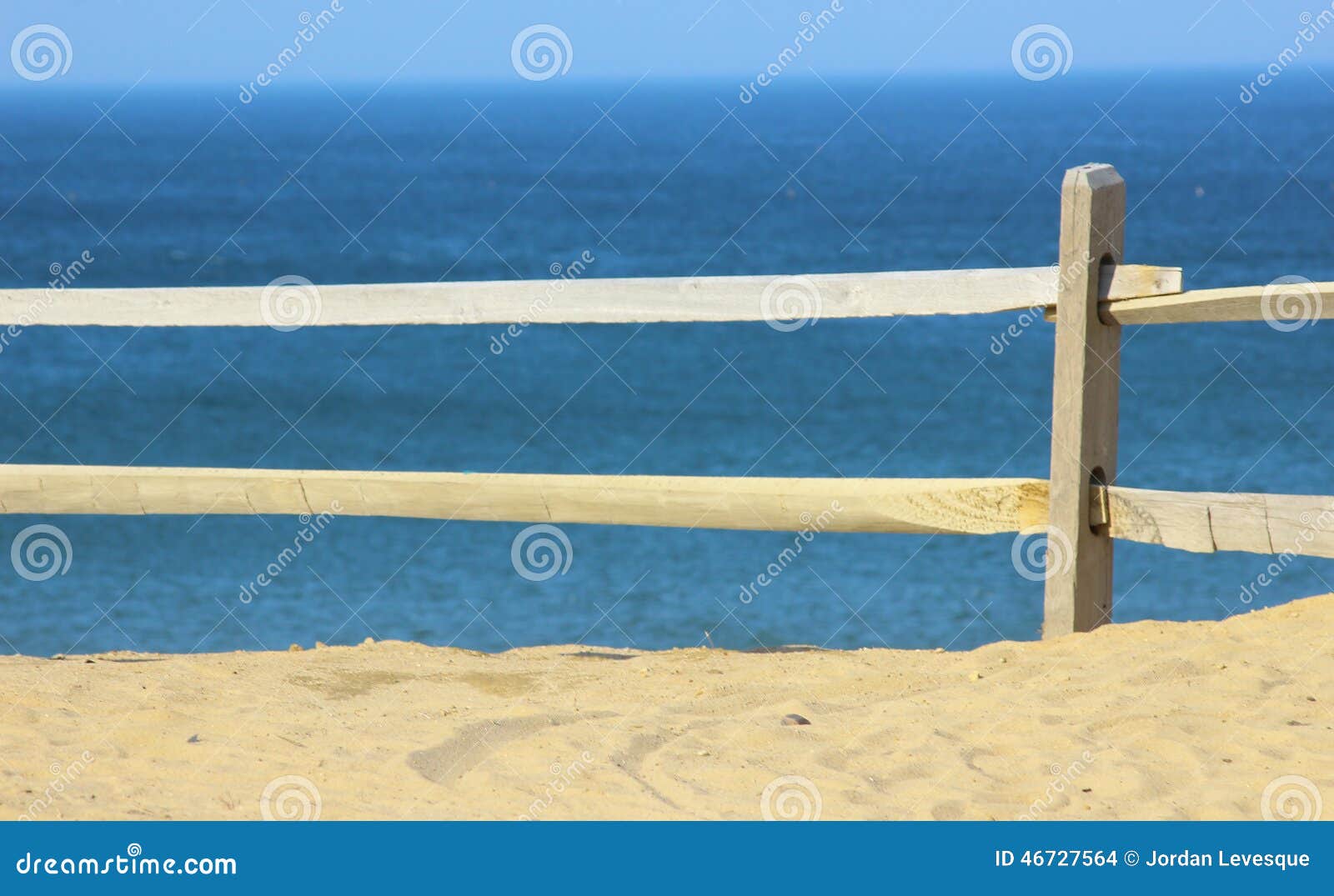 Beach Fence Overlooking the Ocean Stock Photo - Image of hollow ...