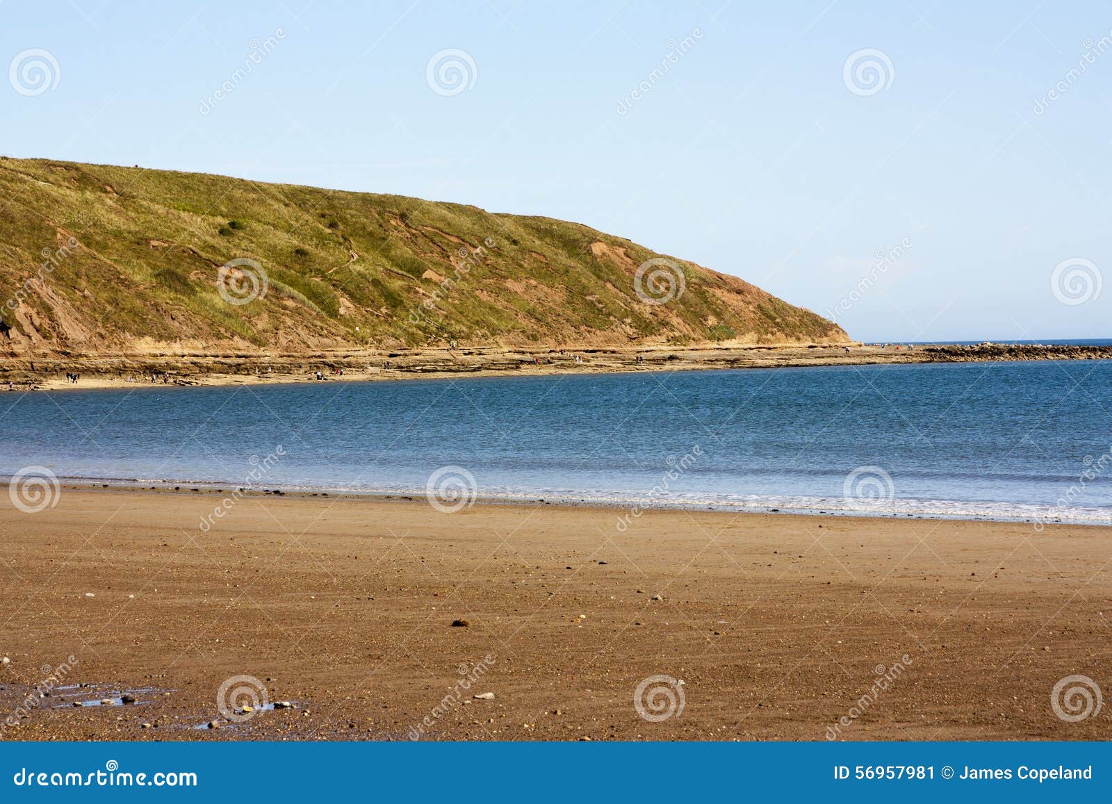 The beach at Filey stock image. Image of south, yorkshire - 56957981