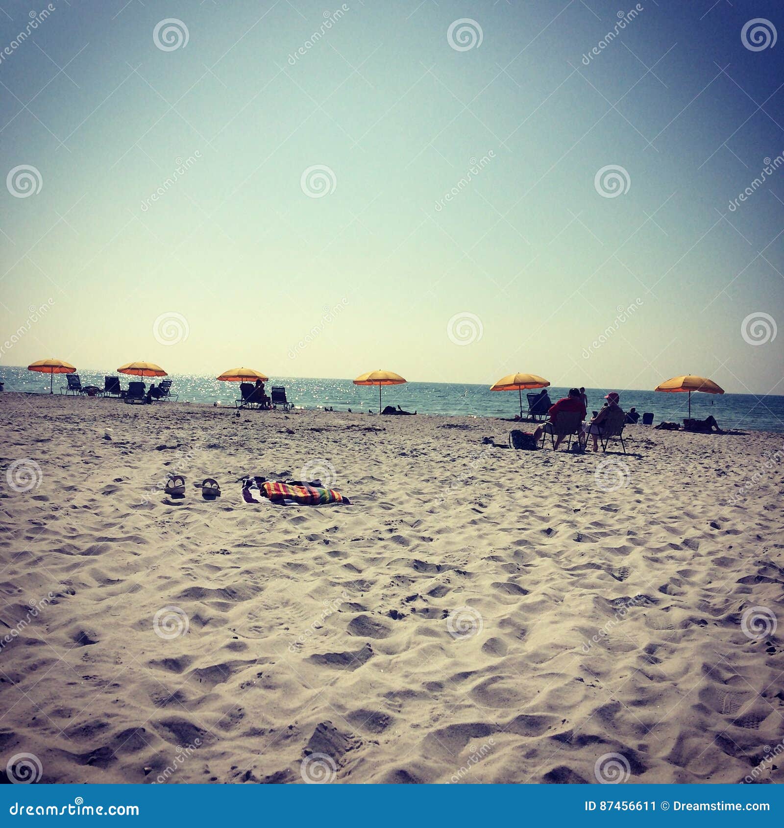 Beach editorial photo. Image of beach, vintage, florida - 87456611