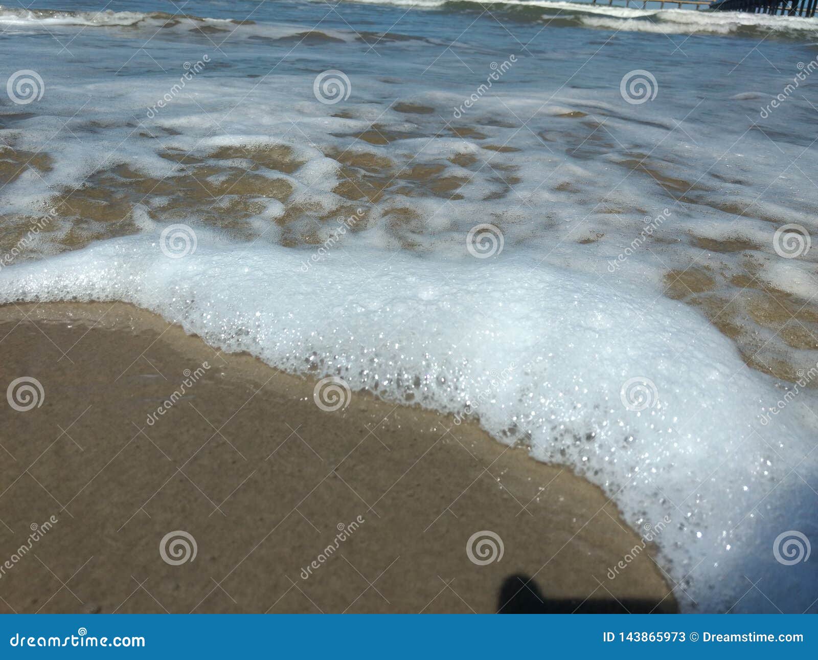 Beach foam stock image. Image of life, marine, peace - 143865973