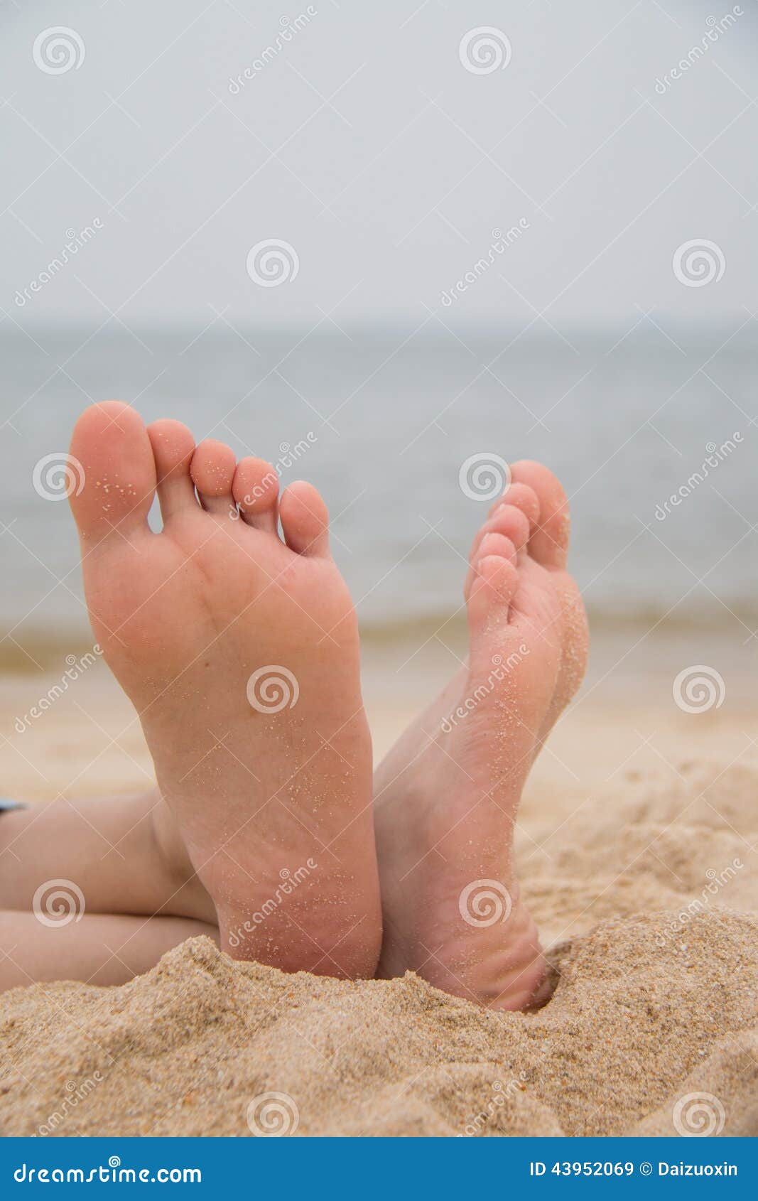 On the beach stock image. Image of heaven, copy, human - 43952069