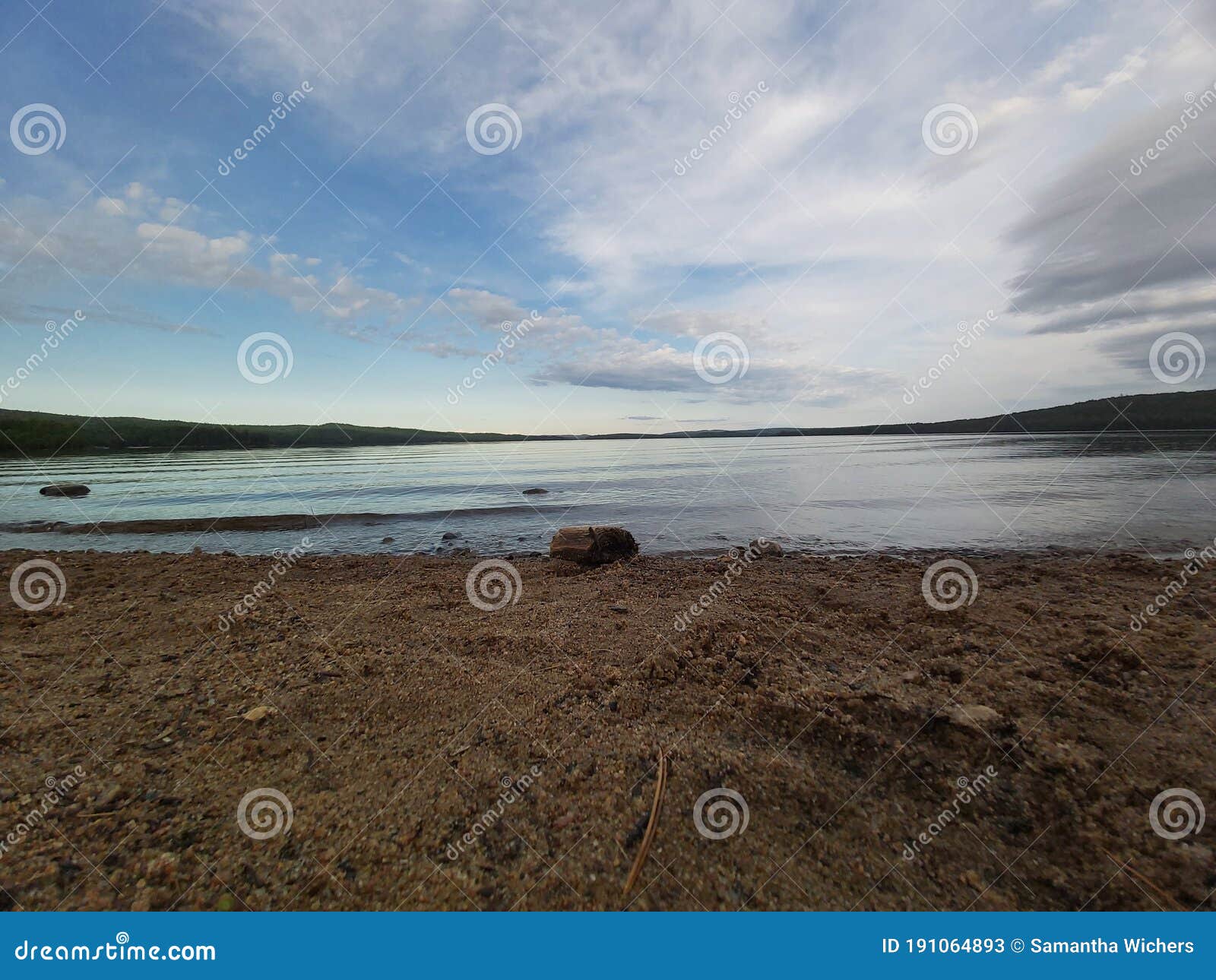 Beach Front at Cedar Lake stock image. Image of front - 191064893