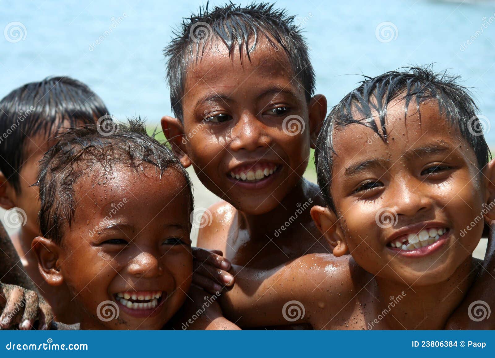 Little boys beach fun editorial stock image. Image of asia - 23806384