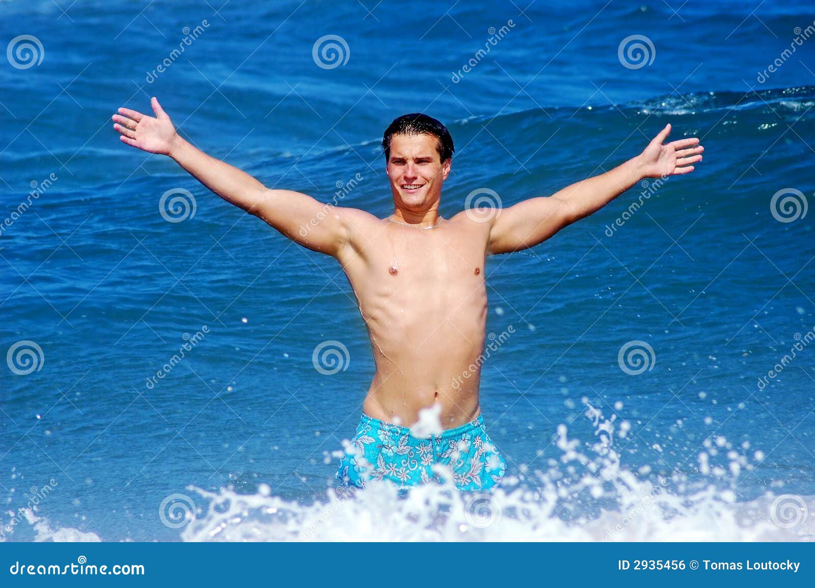 Beach fun stock photo. Image of caucasian, leisure, smile - 2935456