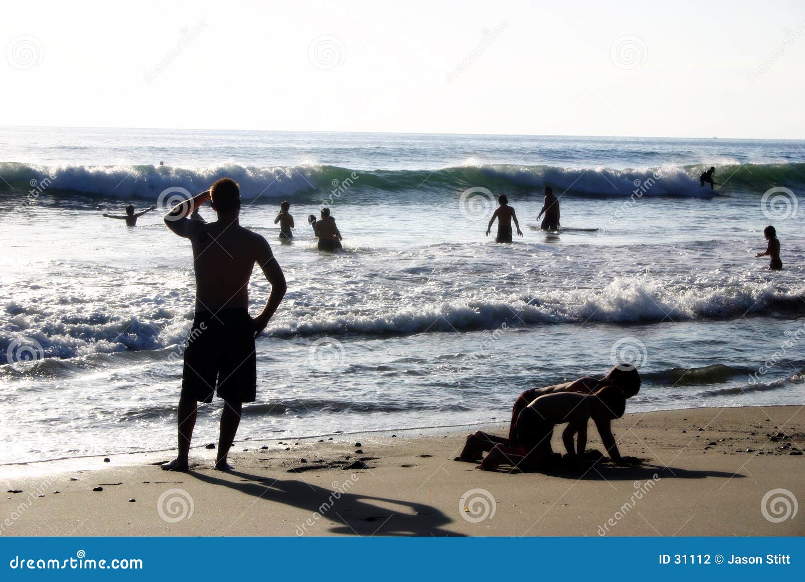 Beach Fun stock photo. Image of summer, coastal, water, children - 31112