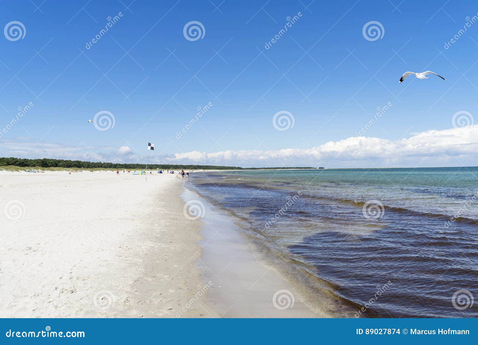 Beach in Germany at Baltic Sea Editorial Stock Image - Image of ...