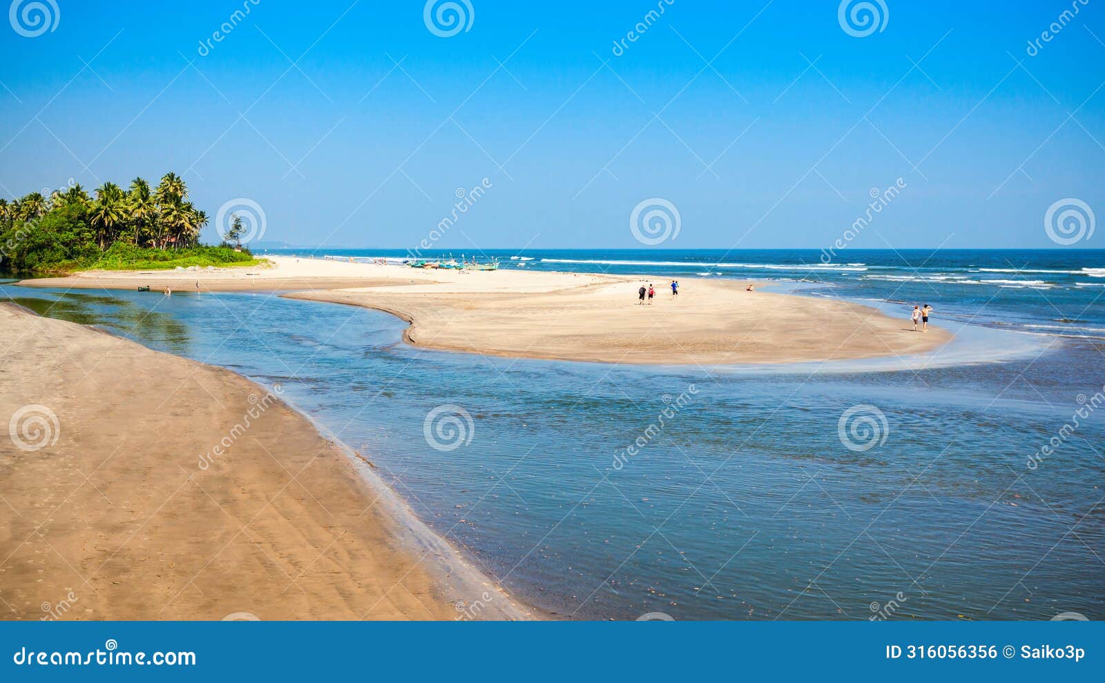 Beach in Goa, India stock photo. Image of beautiful - 316056356