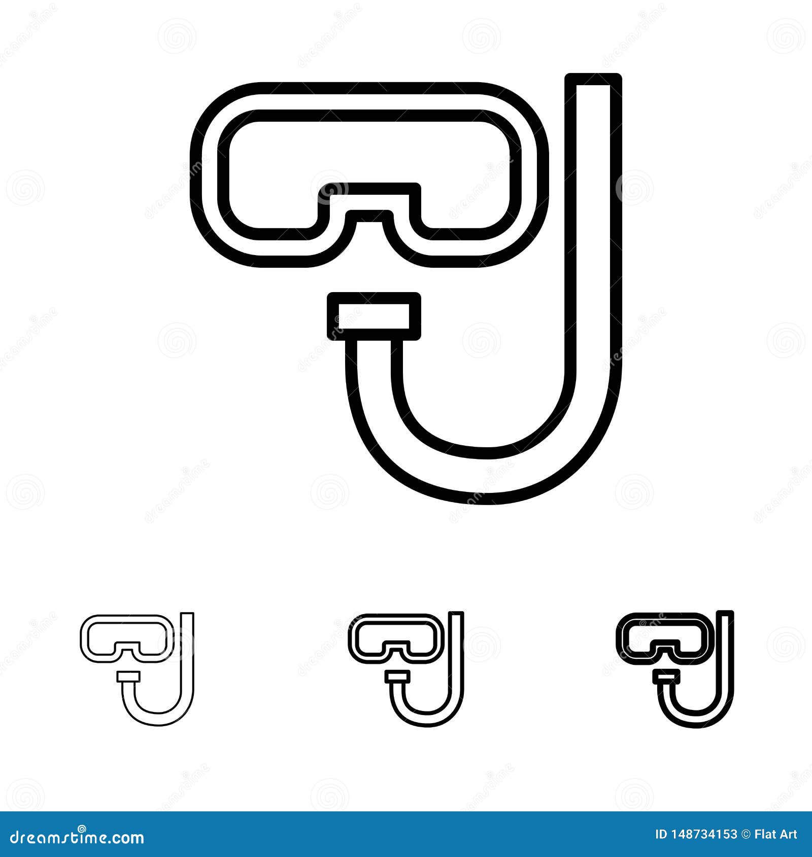 Beach, Goggles, Snorkeling, Underwater Grey Logo Design And Business ...