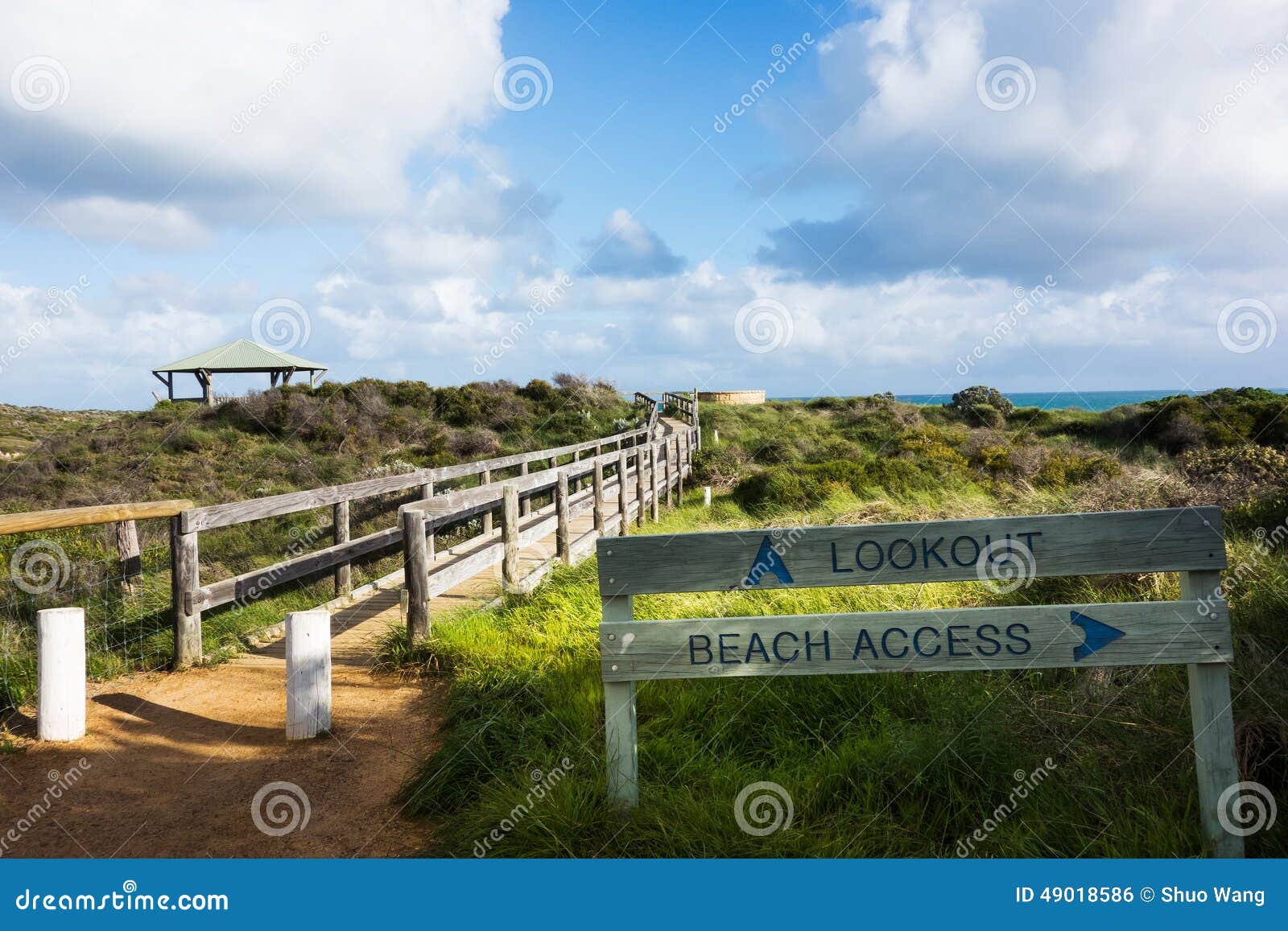Beach grass Access Path stock photo. Image of access - 49018586