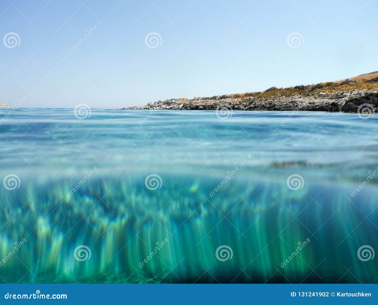 Beach in Greece stock photo. Image of destination, nautical - 131241902