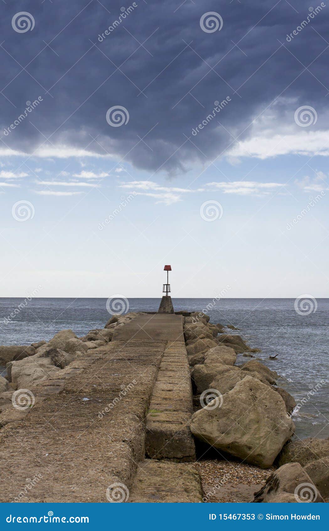 Beach Groyne stock image. Image of beach, markerstorm - 15467353