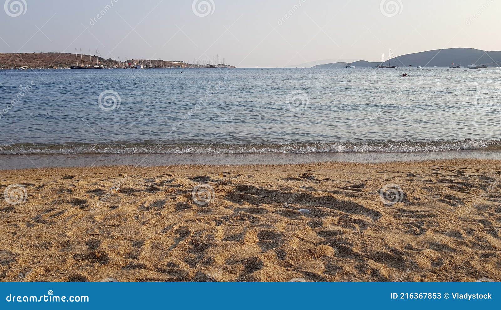 Beach Gumbet, Bodrum from Mugla, Turkey Stock Image - Image of tourism ...