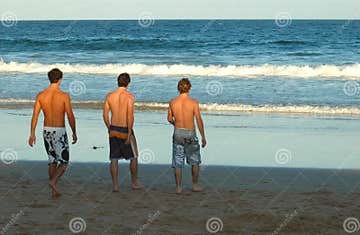 Beach Guys stock image. Image of friends, lazy, chill - 1173905