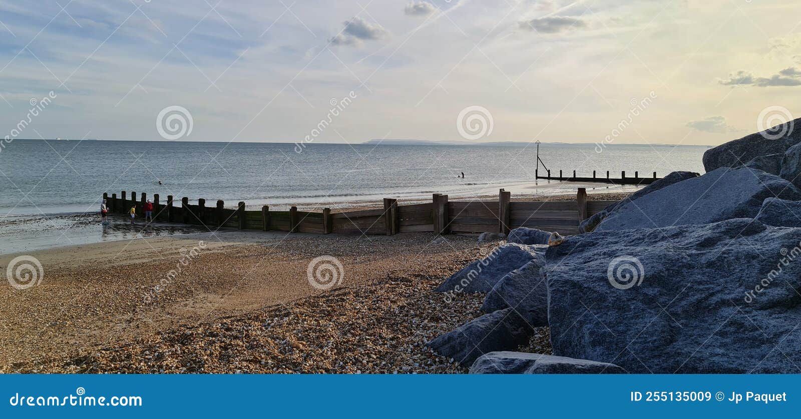 Beach in Hayling Island stock image. Image of coast - 255135009