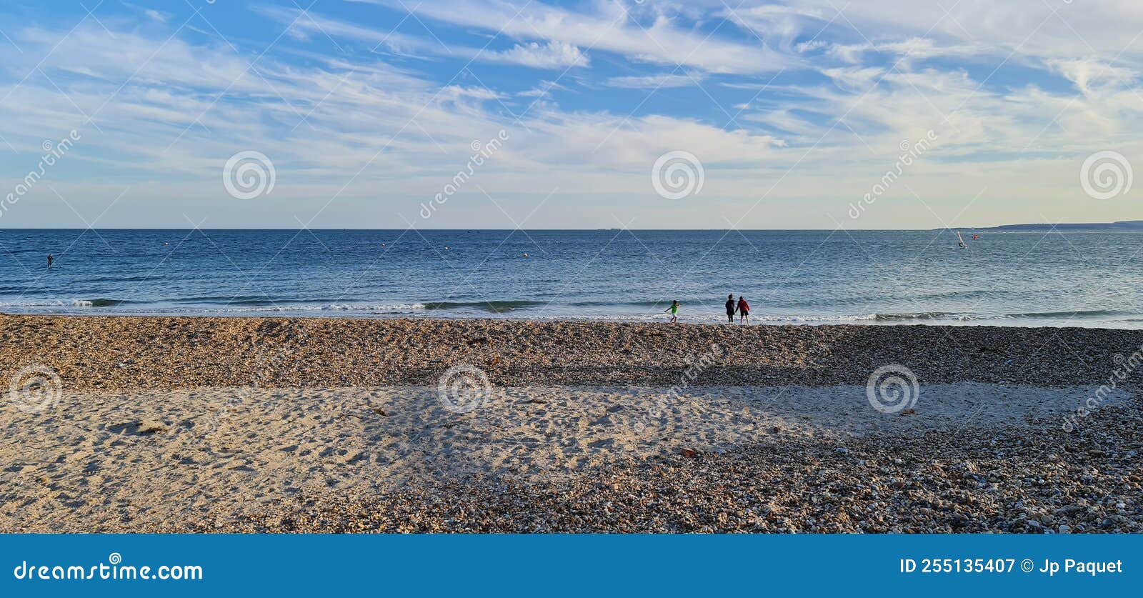 Beach in Hayling Island. stock image. Image of vacation - 255135407