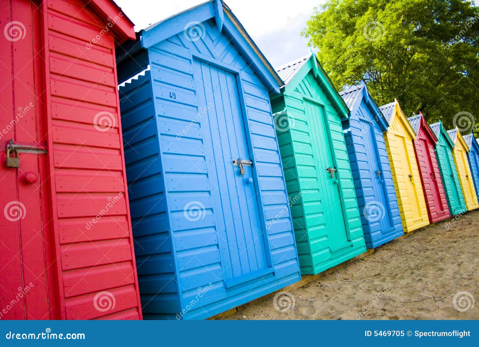 Beach Hut stock image. Image of seaside, building, path - 5469705