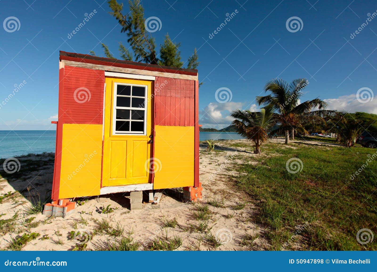 Beach hut stock photo. Image of wall, sunny, resort, riviera - 50947898