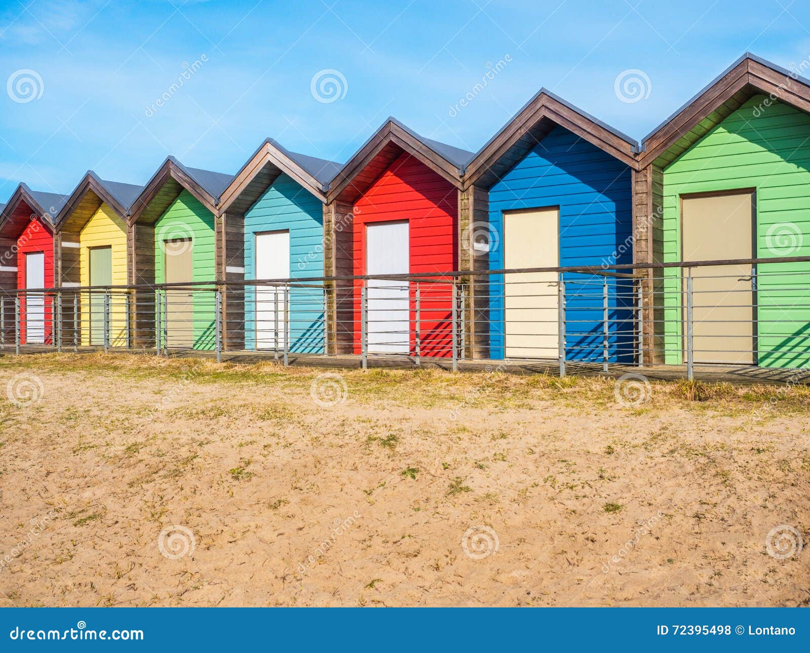 Beach Huts at Blyth stock photo. Image of coastline, blyth - 72395498