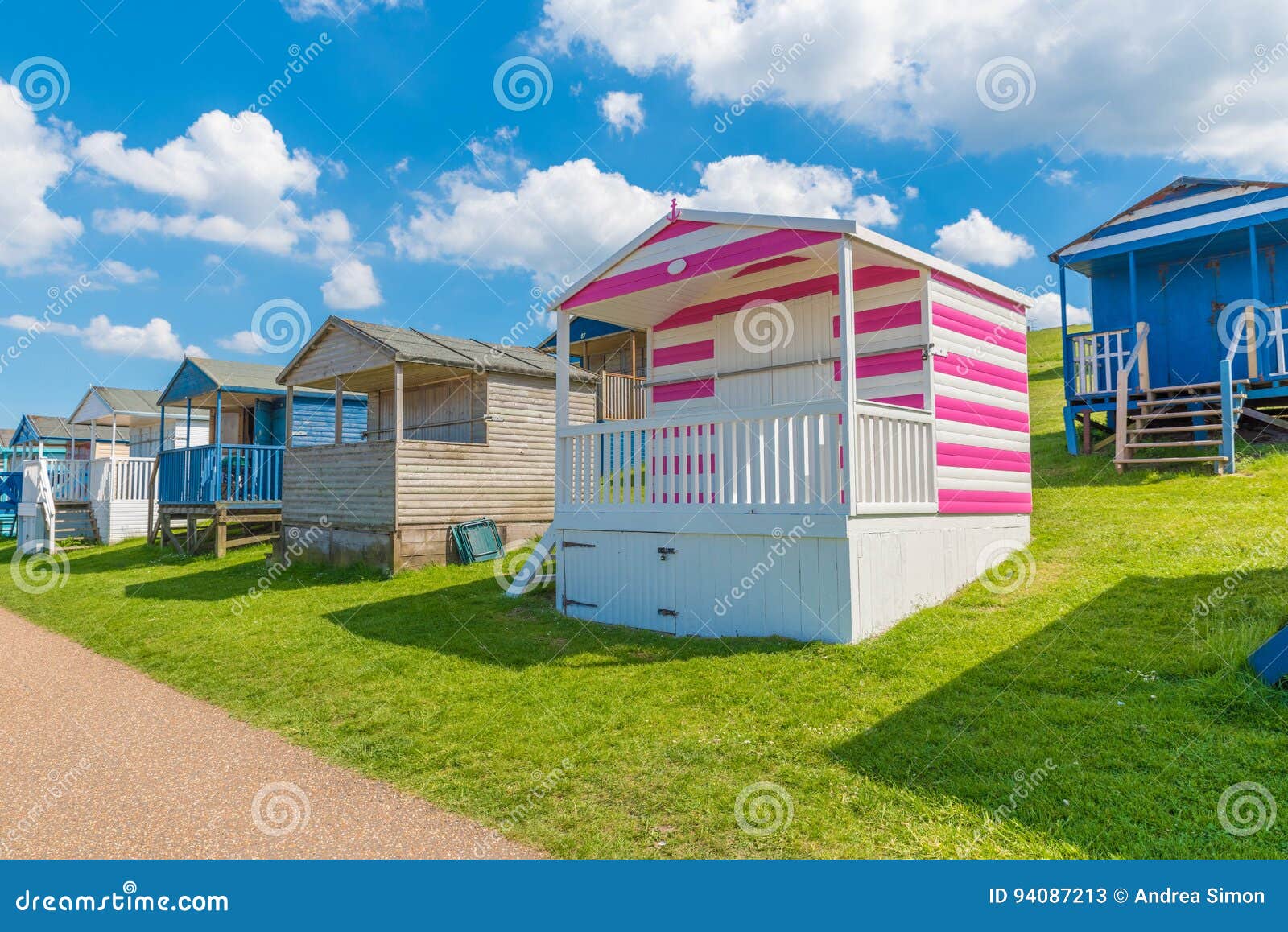 Beach Huts Whitstable Kent Uk England Stock Image - Image of beach ...