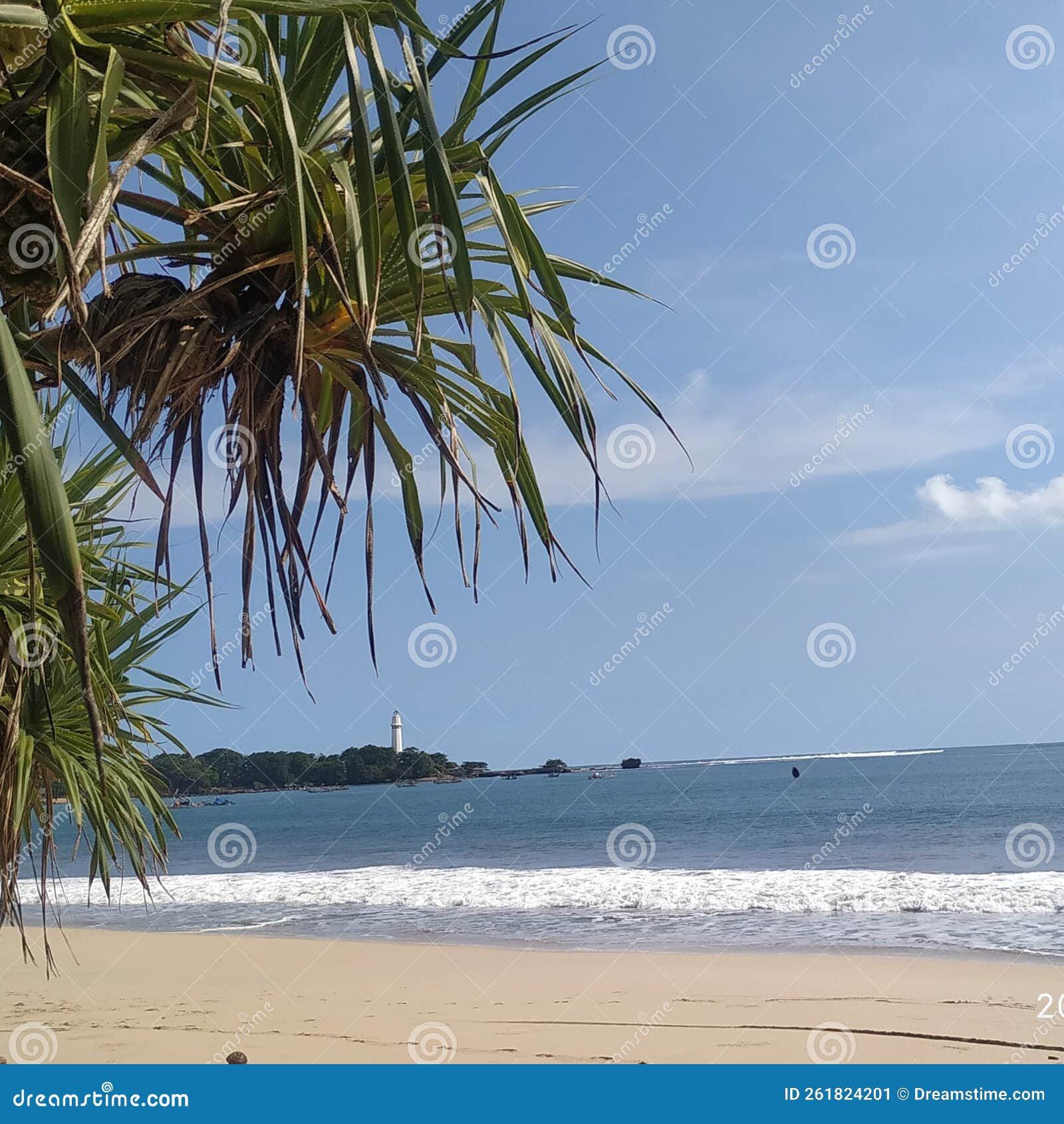 Beach in Indonesia Beautiful Stock Image - Image of indonesia, beach ...