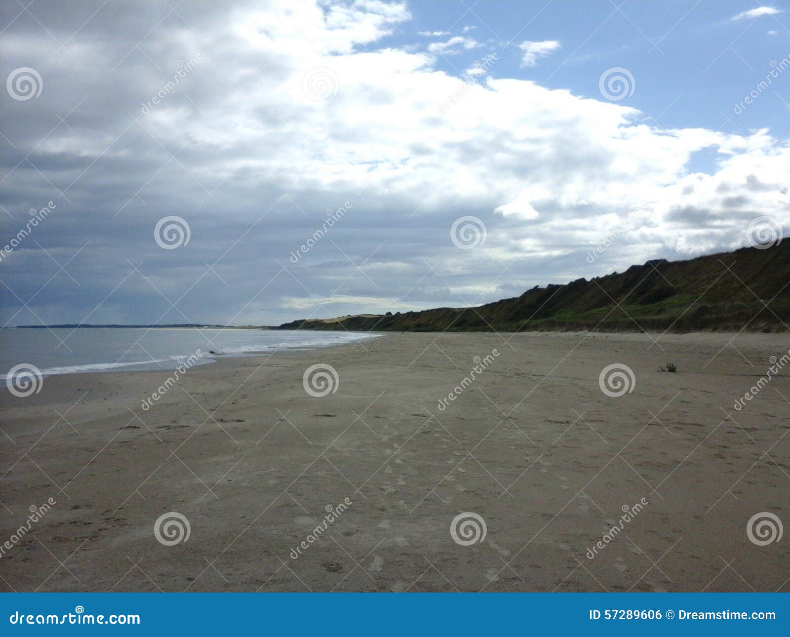 Beach in Ireland stock photo. Image of sand, irish, cloudy - 57289606