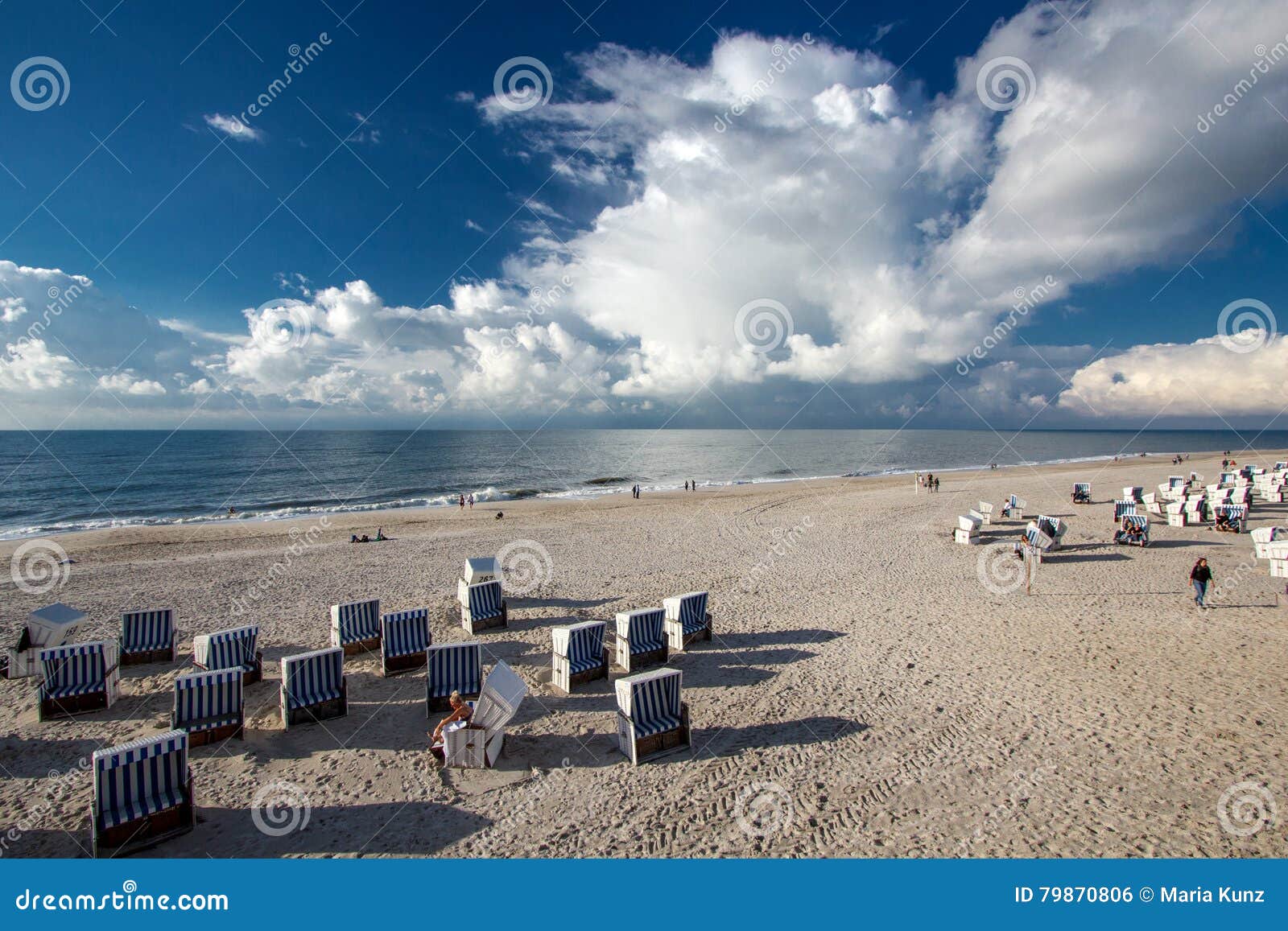 Beach on the Island of Sylt Editorial Photo - Image of holiday, golden ...