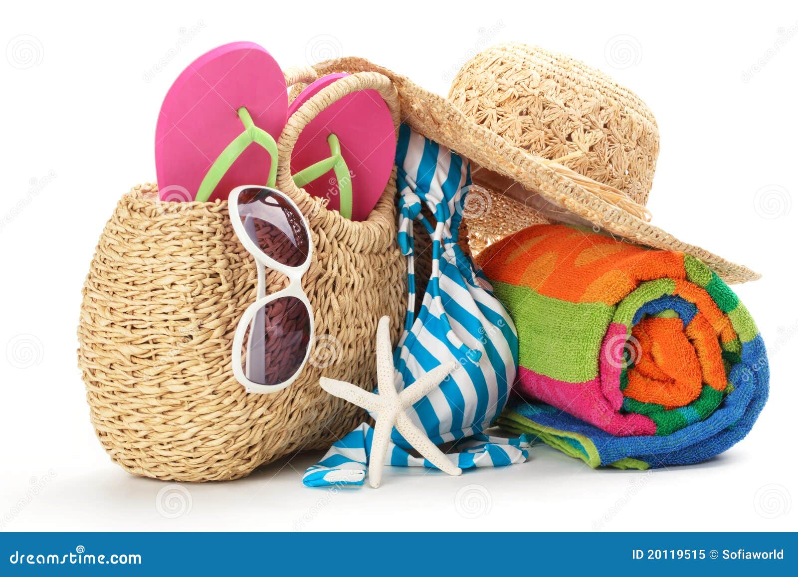 Beach Items Royalty Free Stock Photo - Image: 20119515
