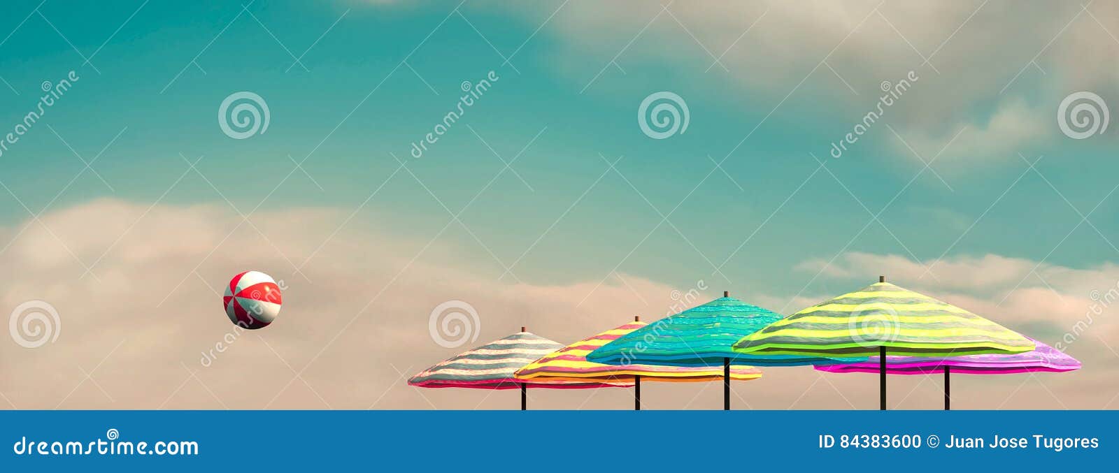 The beach items concept stock illustration. Illustration of parasol ...