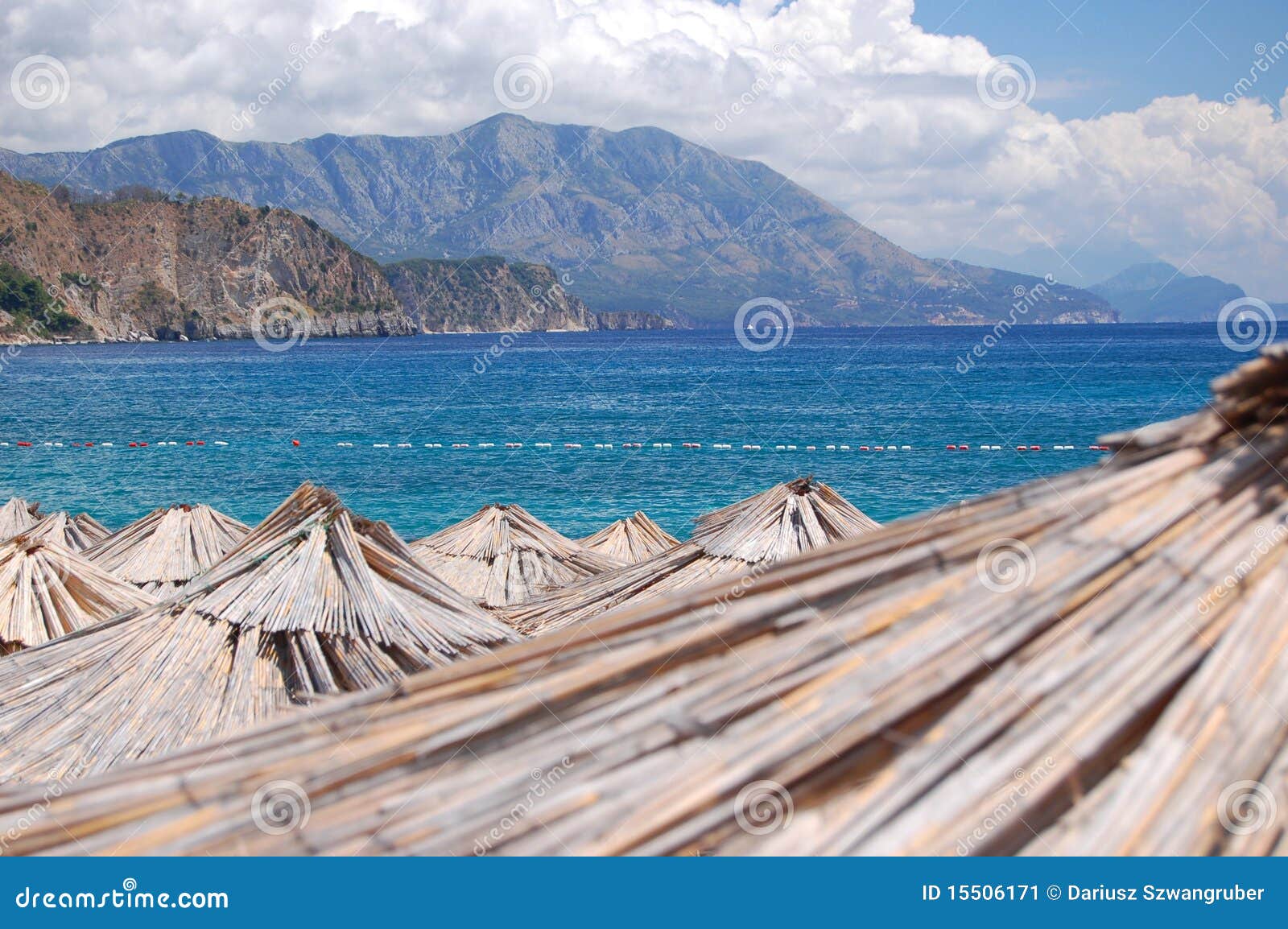 Beach Jaz in Montenegro stock image. Image of montenegrin - 15506171