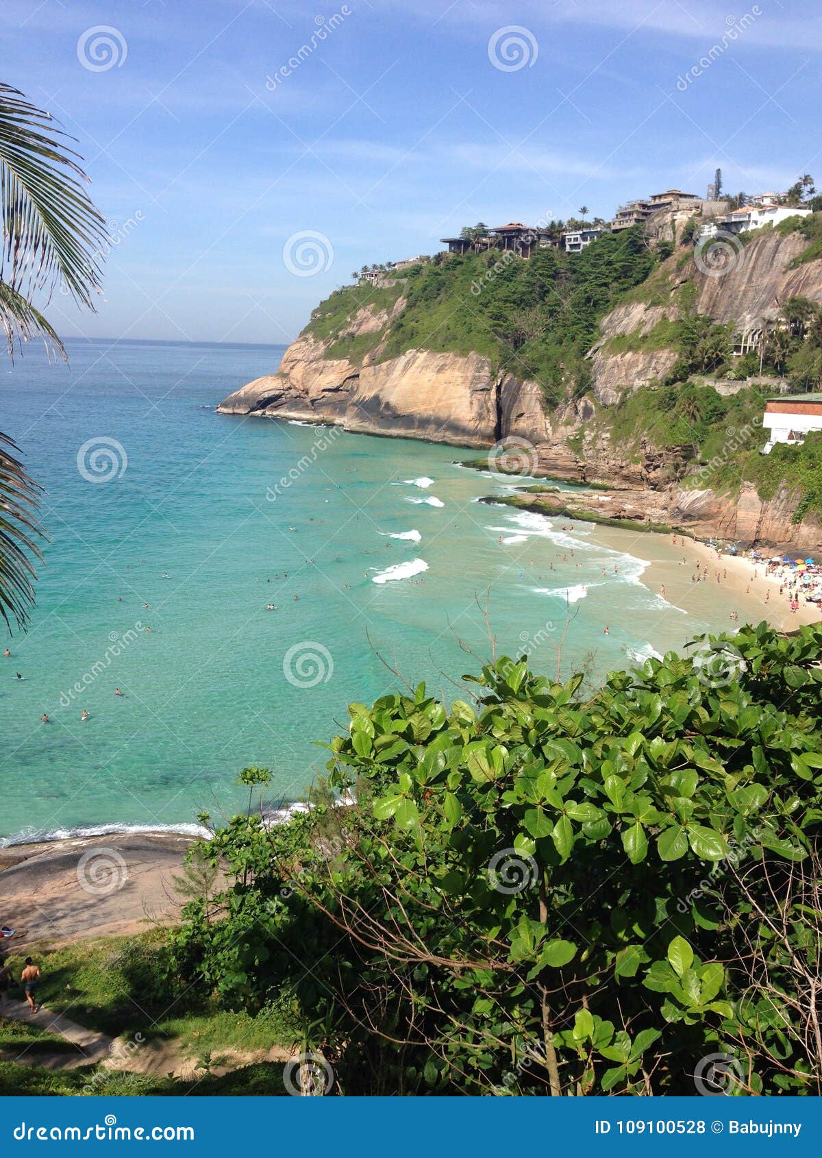 The beach stock photo. Image of joatinga, paradise, riodejaneiro ...