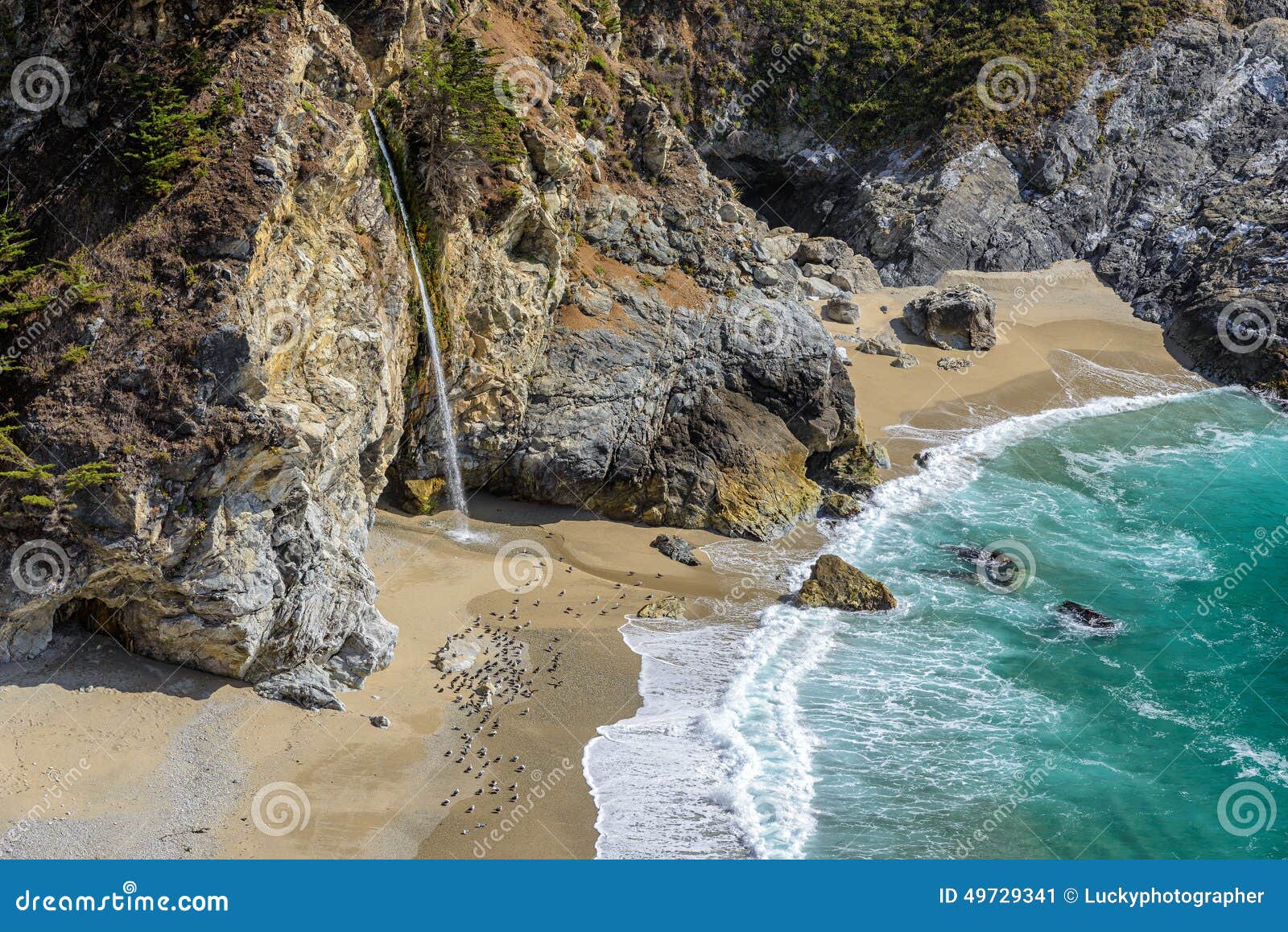 McWay Falls, Julia Phiffer Burns State Park Royalty-Free Stock Photo ...