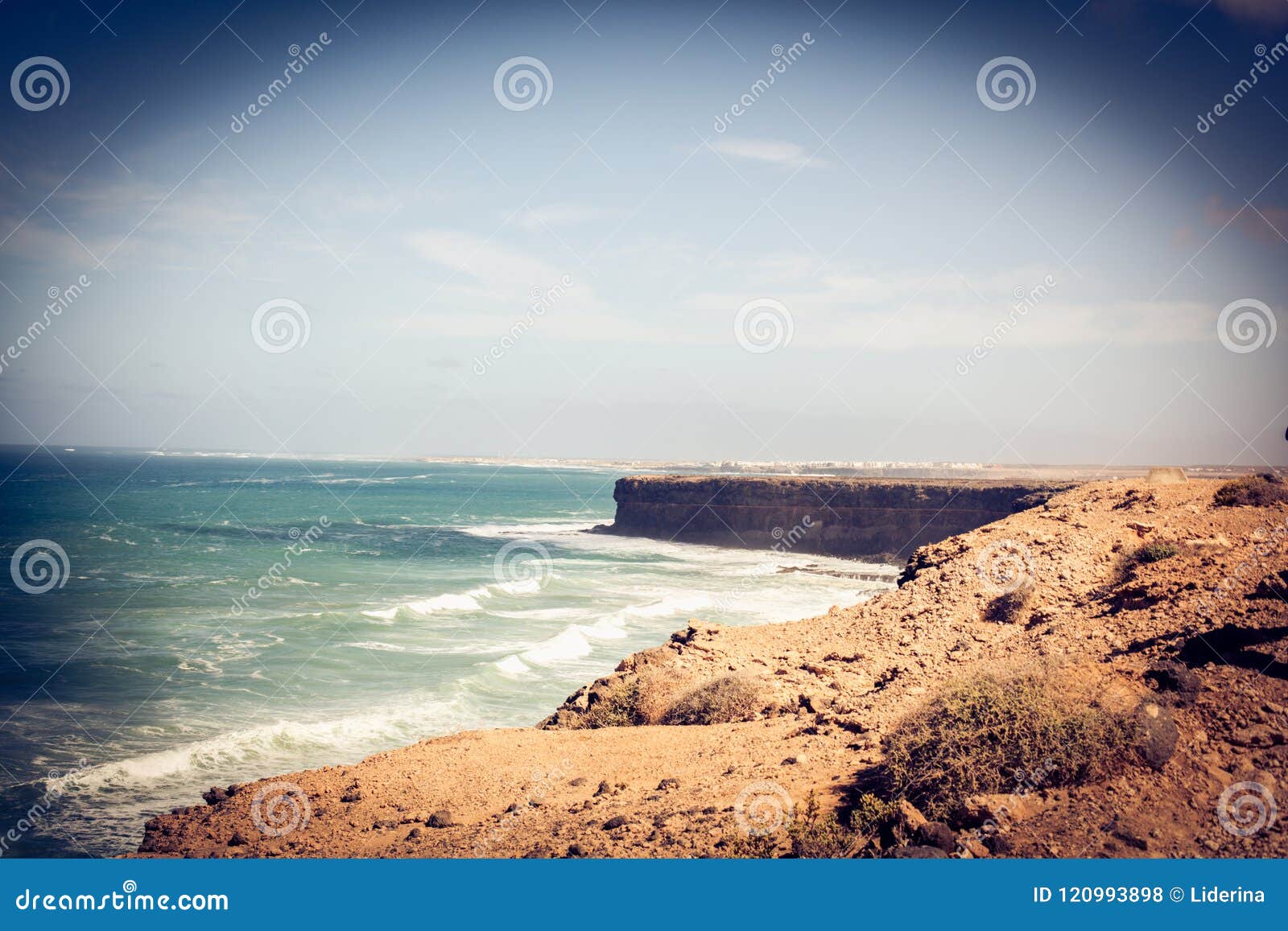 Beach Landscape. Colorful Image Stock Photo - Image of cloud ...
