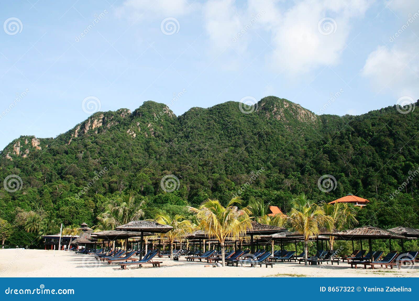 Beach on Langkawi island stock photo. Image of island - 8657322