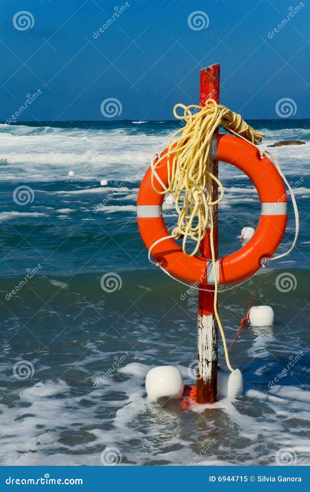 Beach life saver stock image. Image of security, saver - 6944715