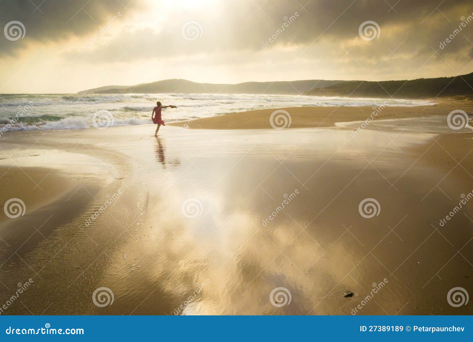Beach of light stock image. Image of beautiful, bright - 27389189