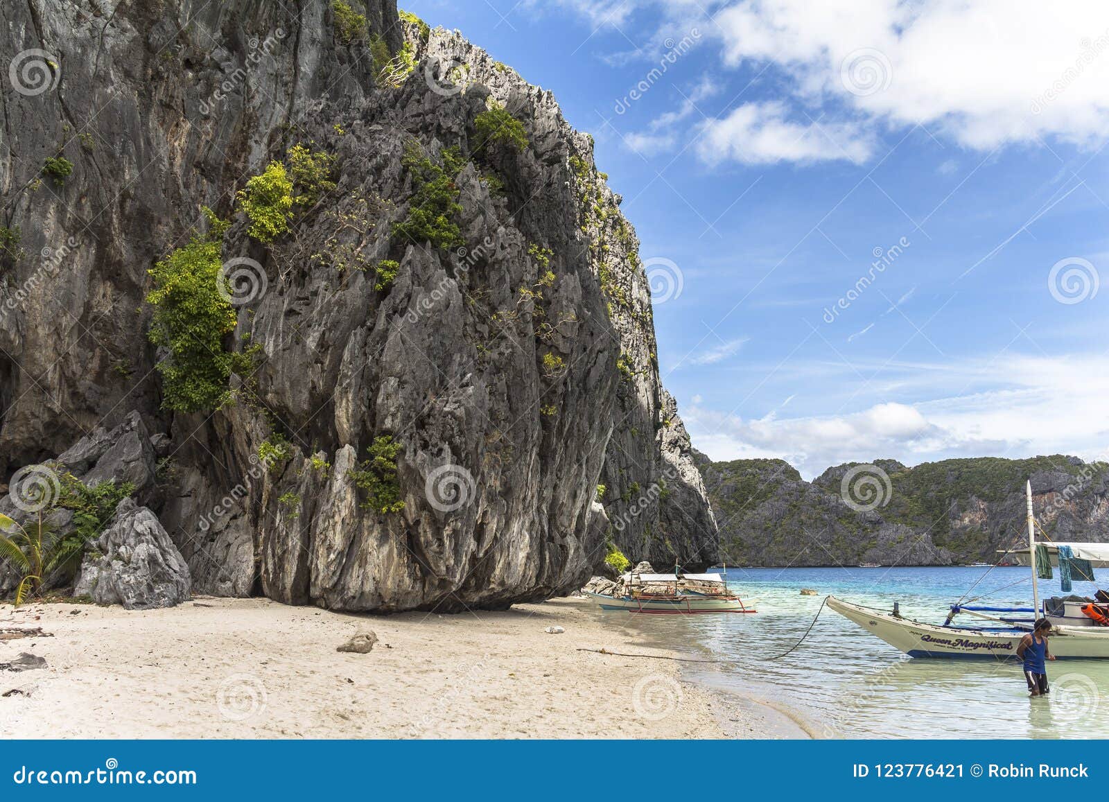 On a Beach with Limestone in the Philippines Editorial Photo - Image of ...