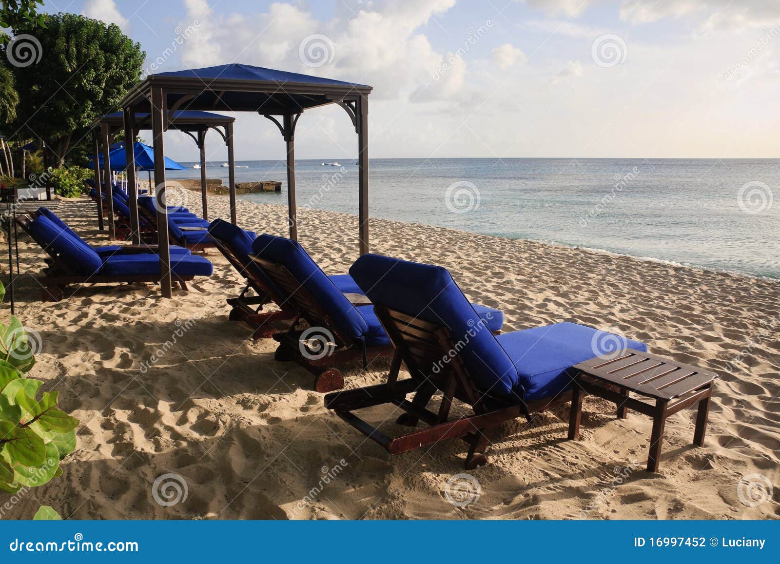 Beach Lounge stock photo. Image of lounge, barbados, tourism - 16997452