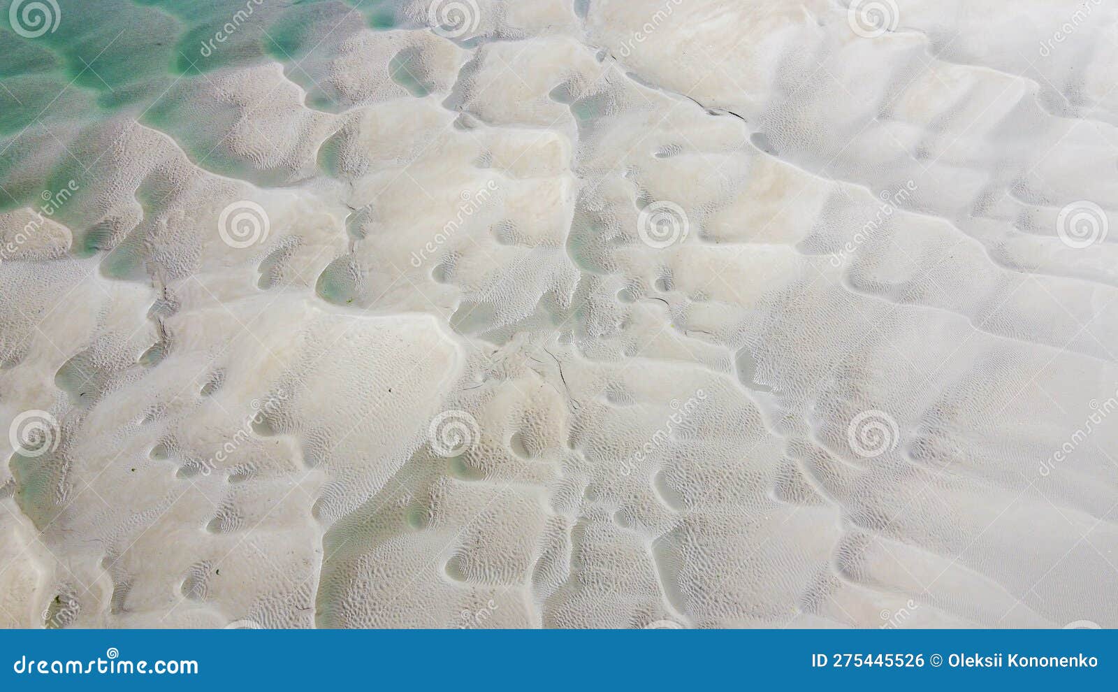 Beach at Low Tide, Top View. Unusual Sandy Texture Stock Photo - Image ...